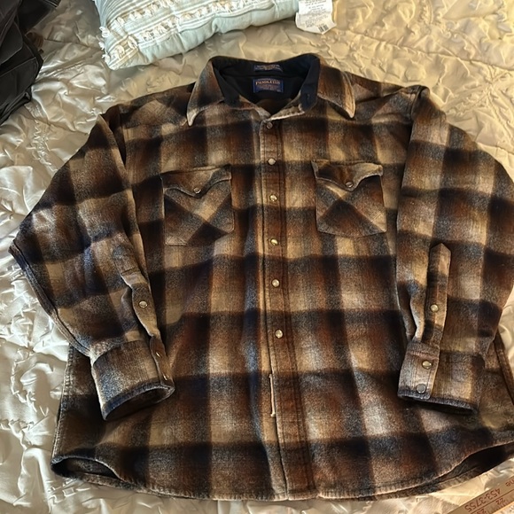 Pendleton | Shirts | Vintage Pendleton Wool Plaid Shirt | Poshmark
